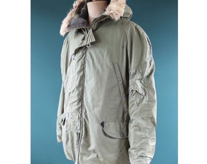 Vintage 1970s USAF N3B Parka - US Air Force Snorkel Jacket - 54” Chest ...