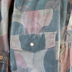 Vintage 1950s Belgian Paratrooper Smock - Military Anorak - Moon and ...