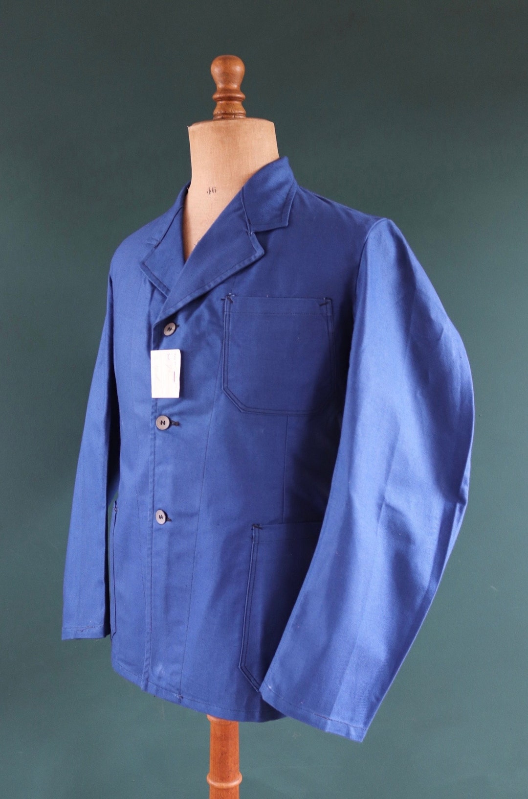 Vintage WW2 Work Jacket 1940s Deadstock Swedish Military Hospital ...