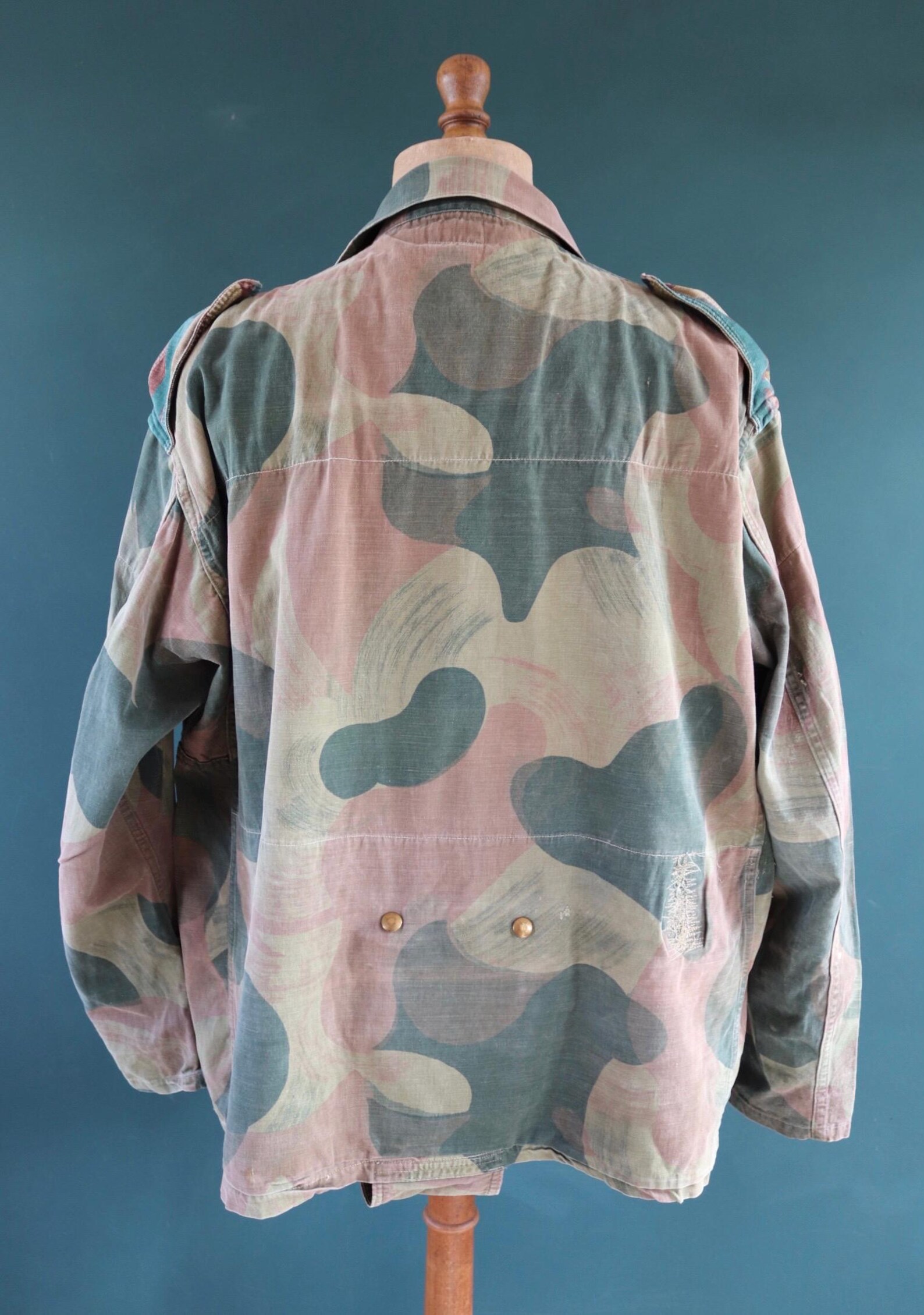 Vintage 1950s Belgian Paratrooper Smock - Military Anorak - Moon and ...