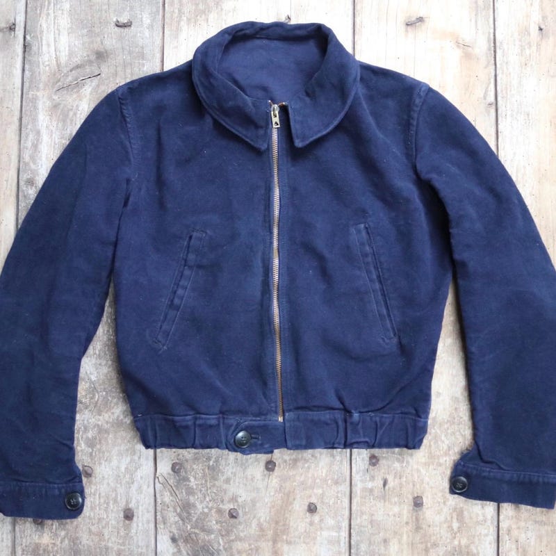 Cropped French Chore Coat - Etsy