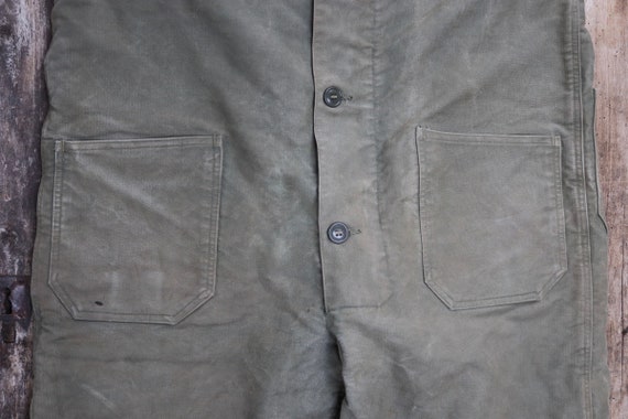 Vintage 1940s 40s WW2 era us navy USN NXSX khaki gree… - Gem