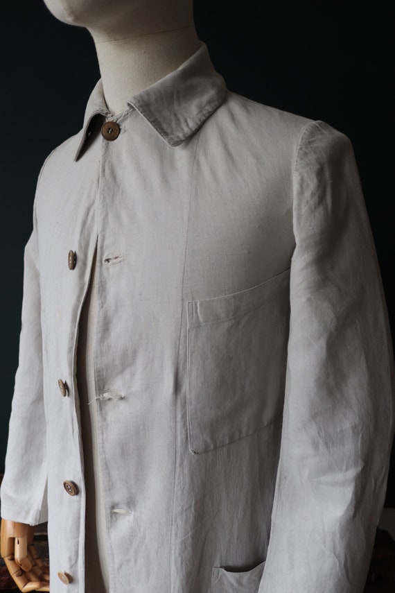 Vintage Antique 1920s 1930s French Workwear Jacket Overalls Vintage Antique 1920s 1930s French Workwear Jacket Overalls
