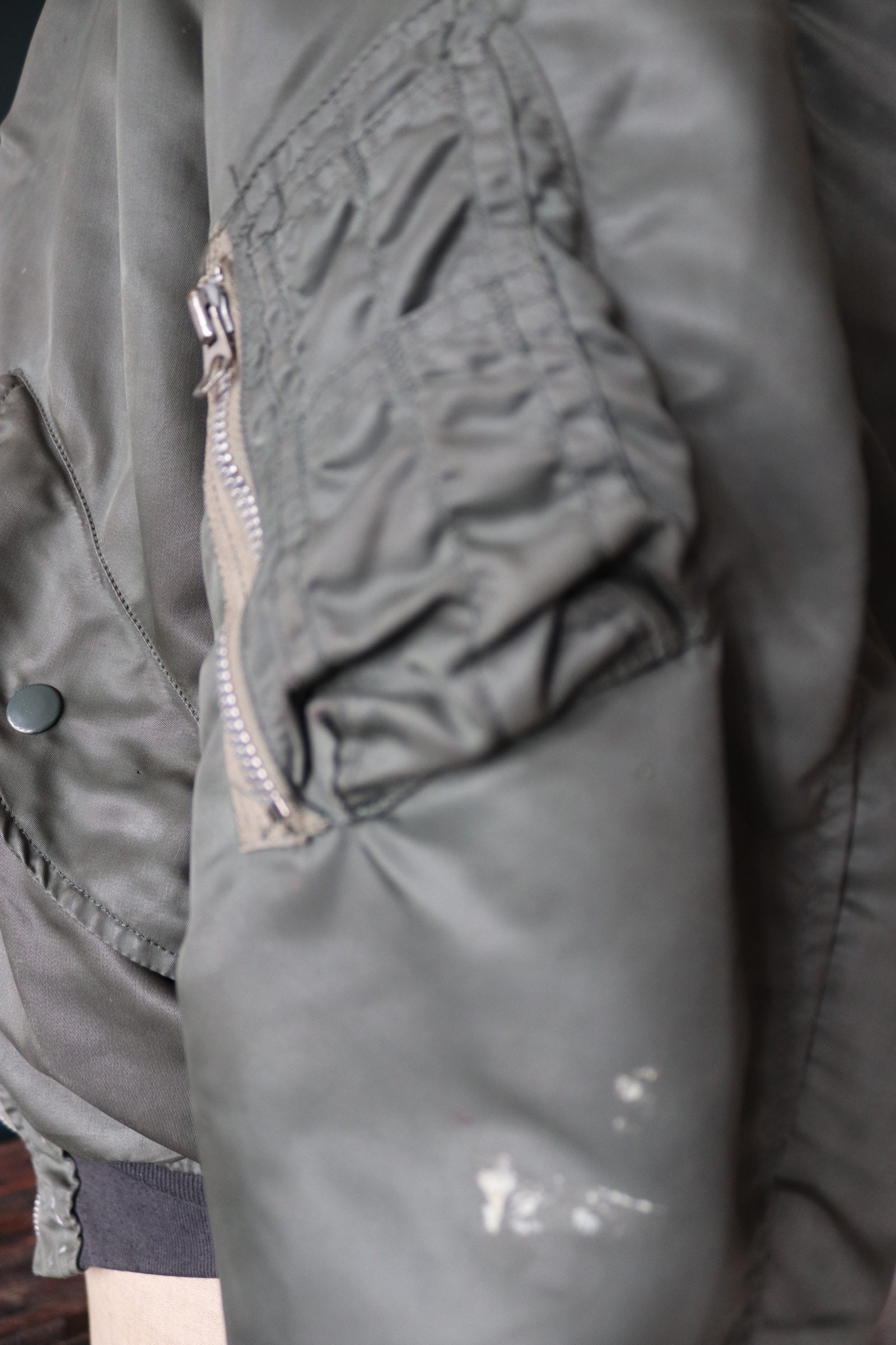 Vintage 1970s 70s USAF US air force L-2B L2B flight light zone jacket ...