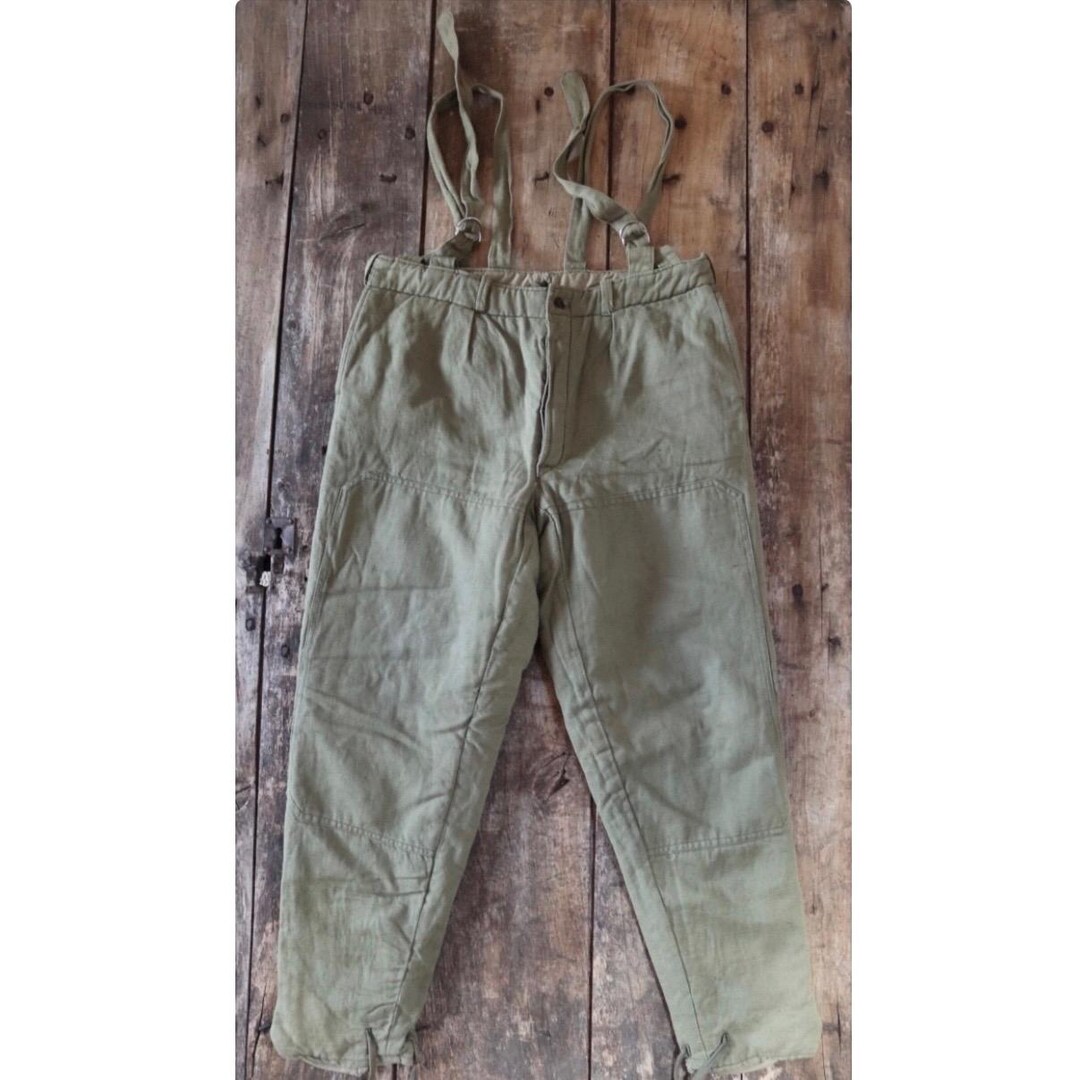 Vintage 1970s 80s Military Insulated Overalls - European Workwear - 34 ...