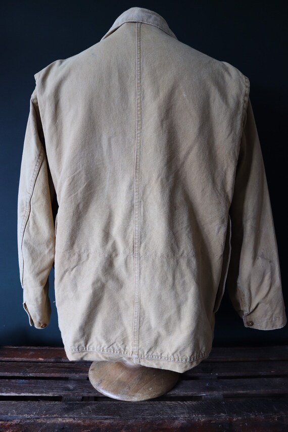 Vintage 1940s 40s tin cloth duck cotton canvas huntin… - Gem