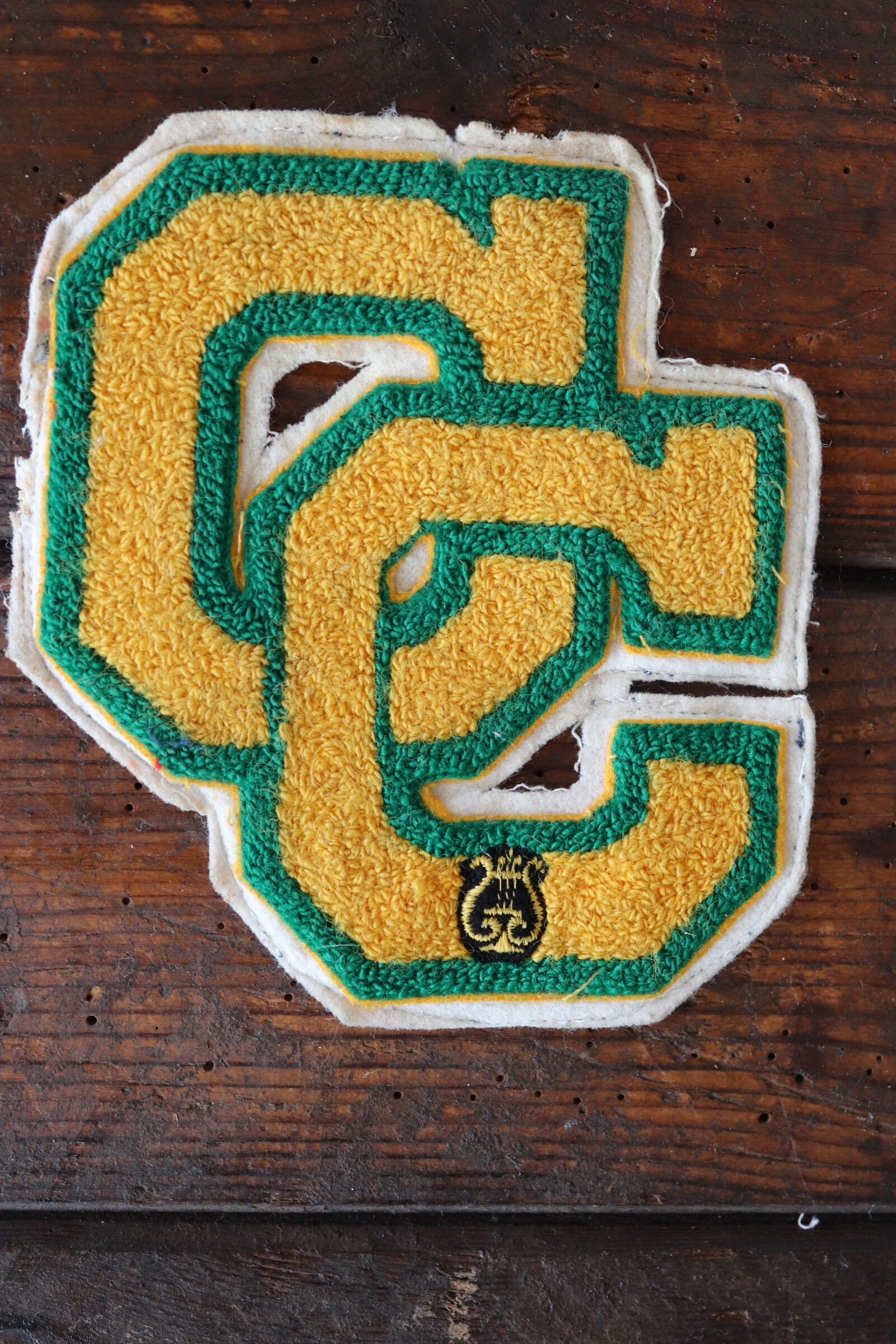Vintage chenille patch Letterman sports american high school college ...
