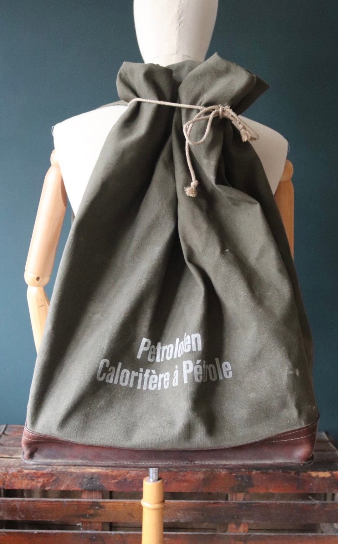 Vintage 1960s 60s Swiss Army Military Large Petrol Canister Petroleum ...