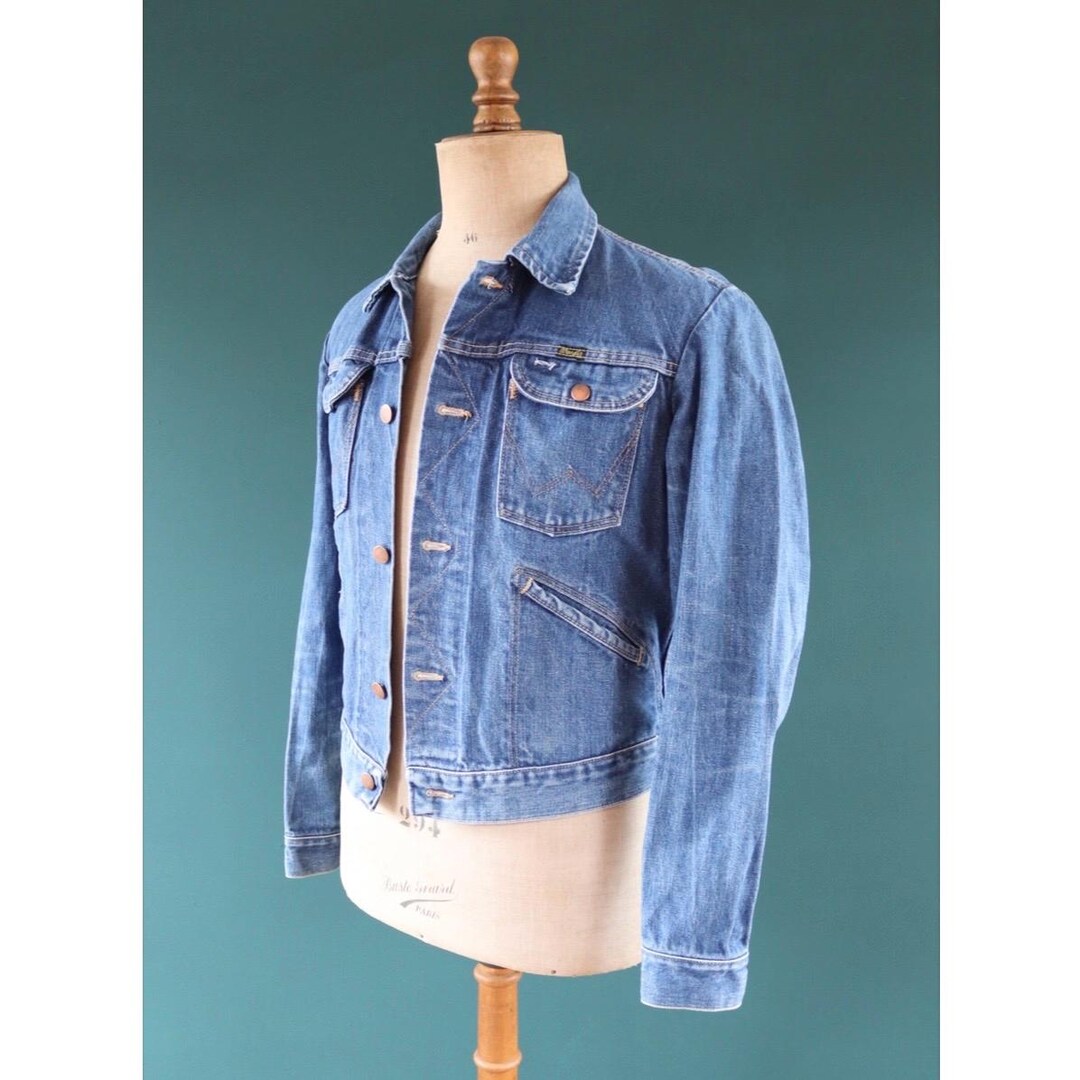 Vintage 1970s Wrangler Denim Jacket - 1970s Workwear - 39" Chest - Etsy