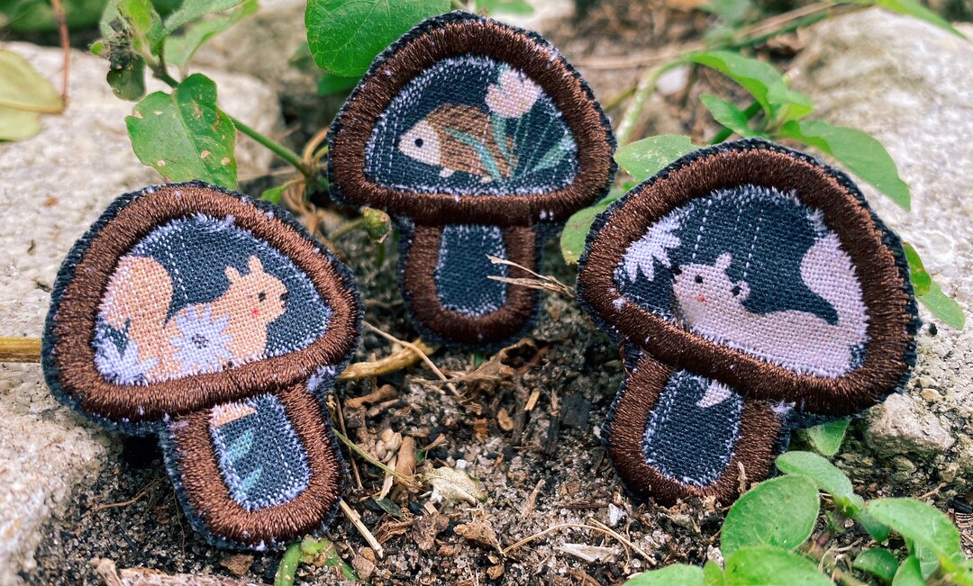 Forest Friends and Flowers Mini Patch Set - Etsy