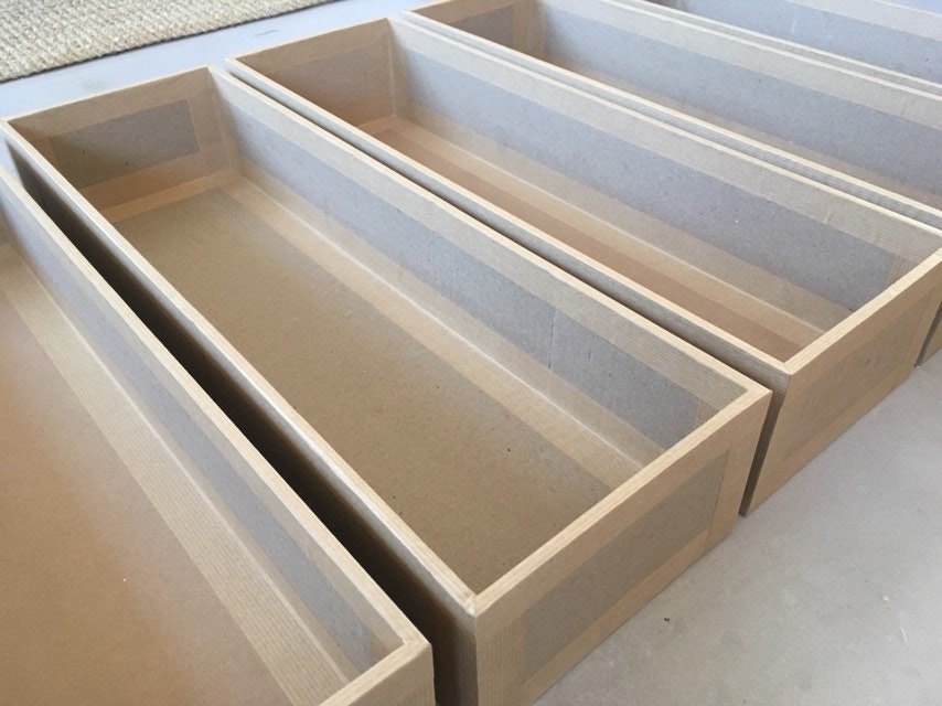 Boîtes de rangement sur mesure en carton | Etsy