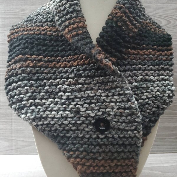 3 Button Scarf - Etsy