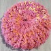 Playtime Dish Scrubber, Round Kitchen Scrubby, Hot Pink Yellow Orange ...
