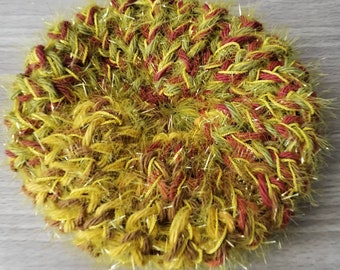 Monkey Red Scrubby Red Cream Tan Scrubby Kitchen Scrubby - Etsy