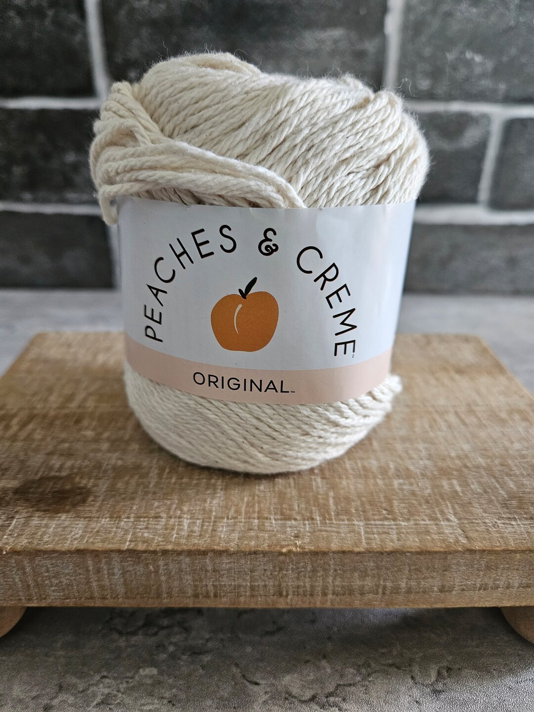 Ecru, Peaches & Creme, Light Cream Cotton, Knitting Crochet Yarn ...