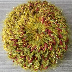 Autumn Leaves Ombre Scrubby, Fall Sparkle Loom, Maroon Sage Yellow ...