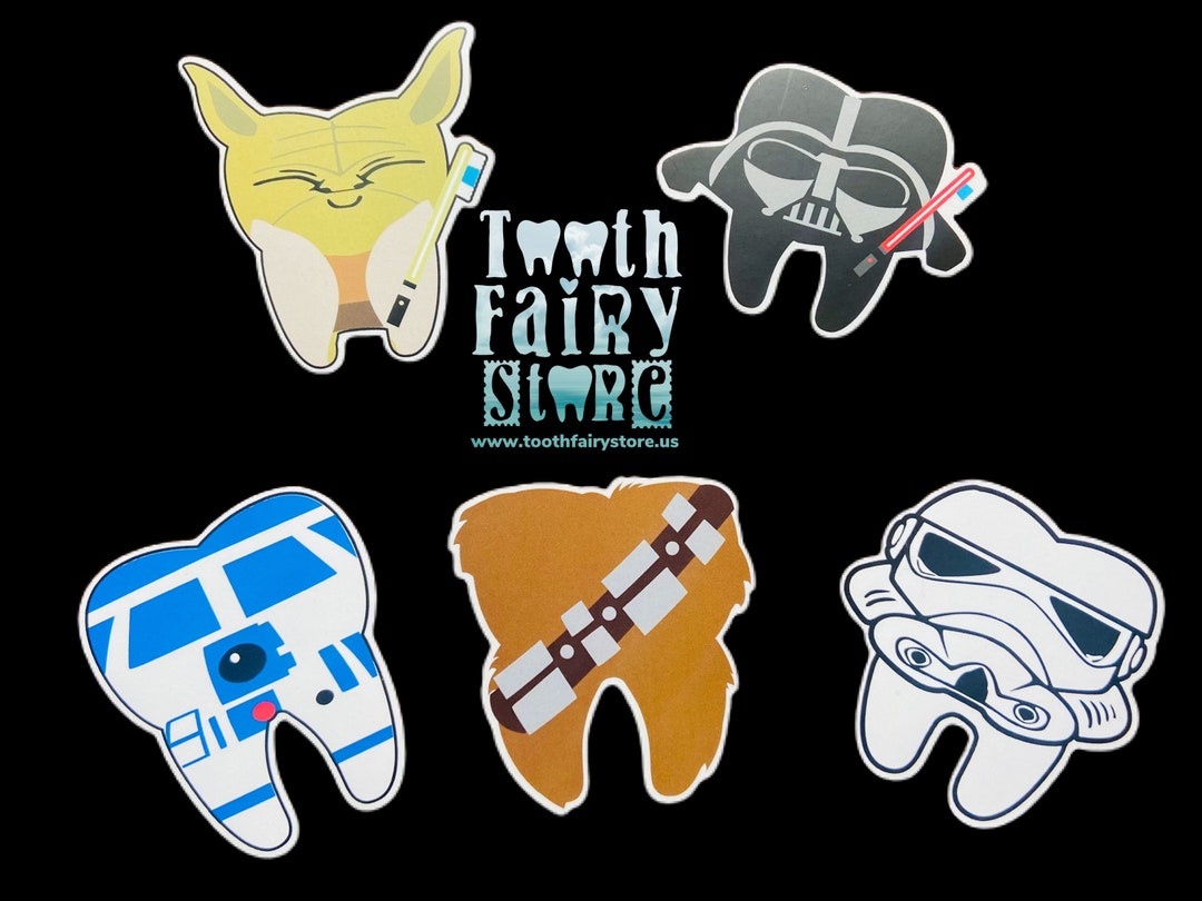 Tooth Space Wars Stickers: Dental Stickers for Planners - Etsy