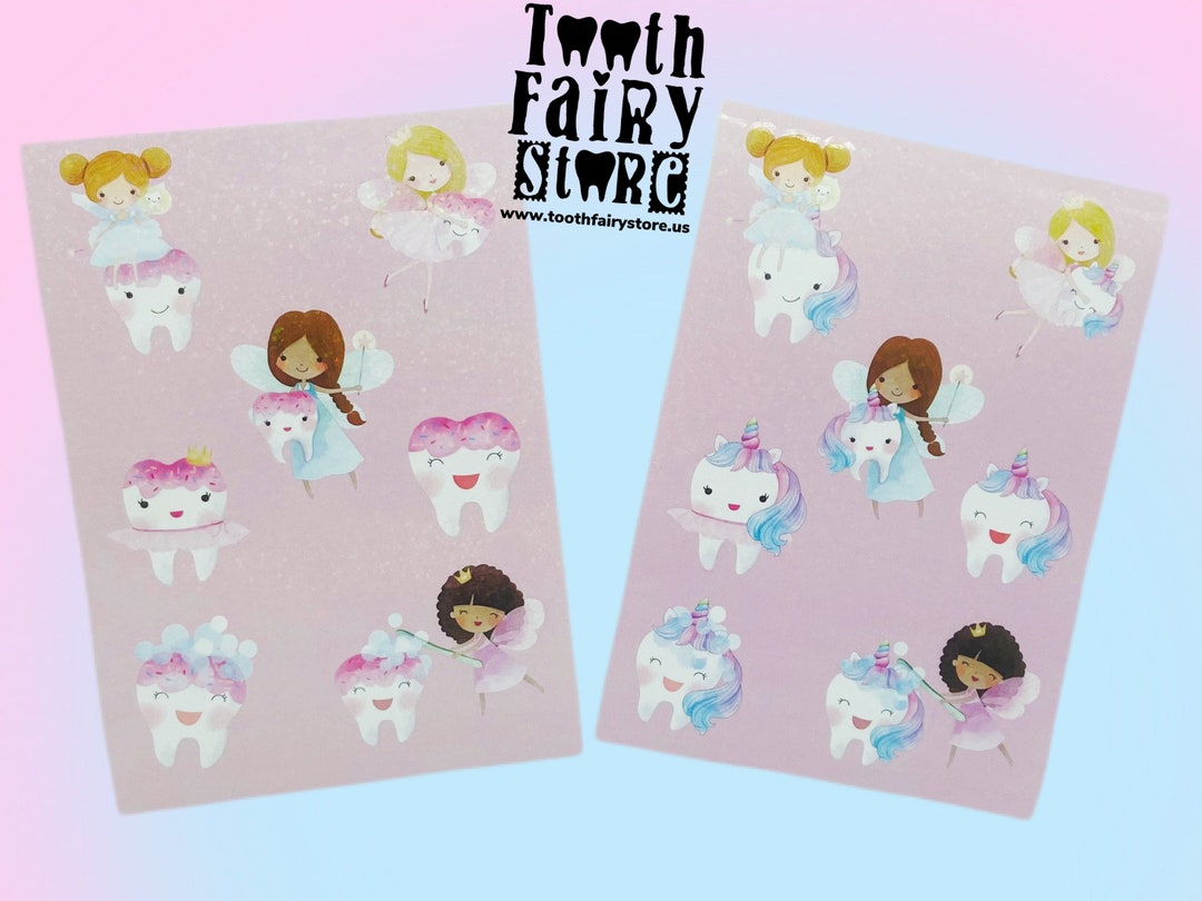 Tooth Fairy Sticker Sheet, Dentist, Dental Assistant, Dental Hygienist ...