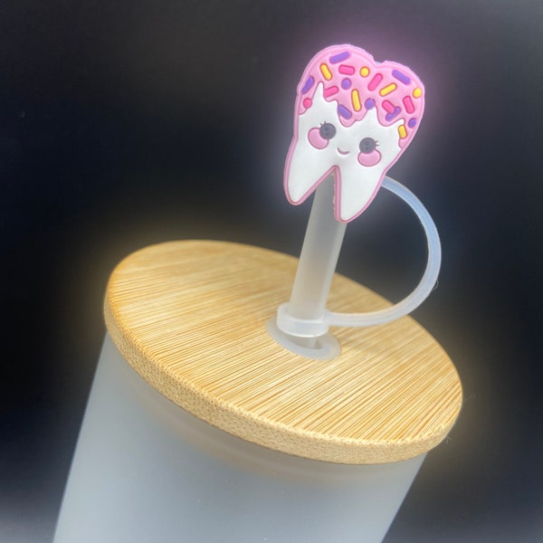 Teeth Straw Toppers - Etsy