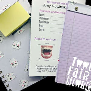 Dental Hygienist Patient Notepad: Personalized Appointment Notes - Etsy