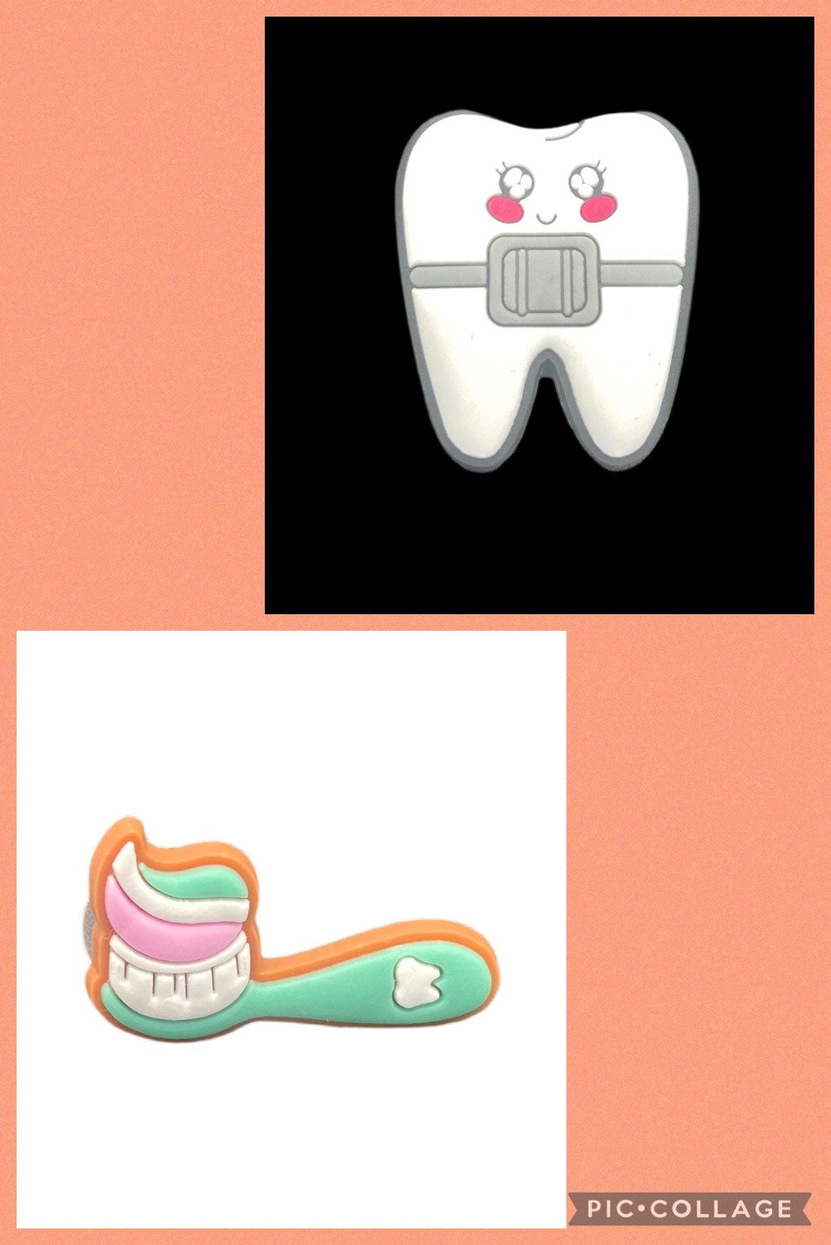 Dental Themed Shoe Charms. Teeth Charms. Tooth Charms. Dental | Etsy
