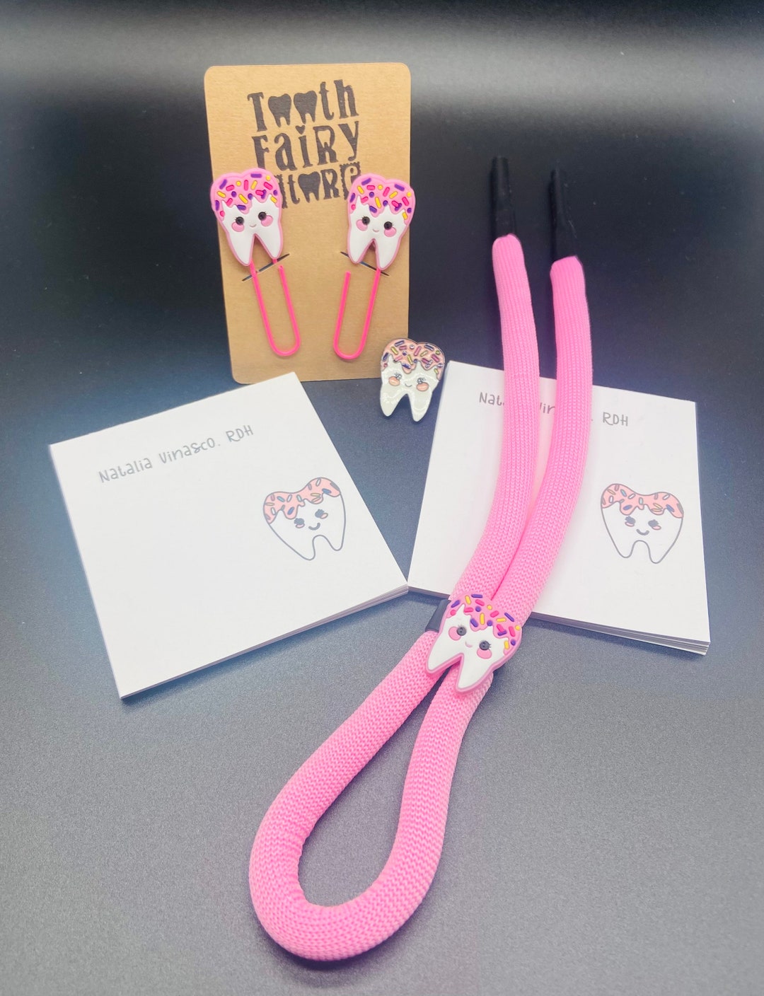 Dental Notepad. Sweet Tooth Collection Dentist Notepad. Dental Hygiene ...