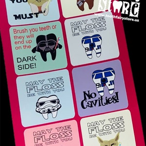 One Sheet Dental Patients Stickers. 8 Stickers. Dental, Dentist, Dental ...