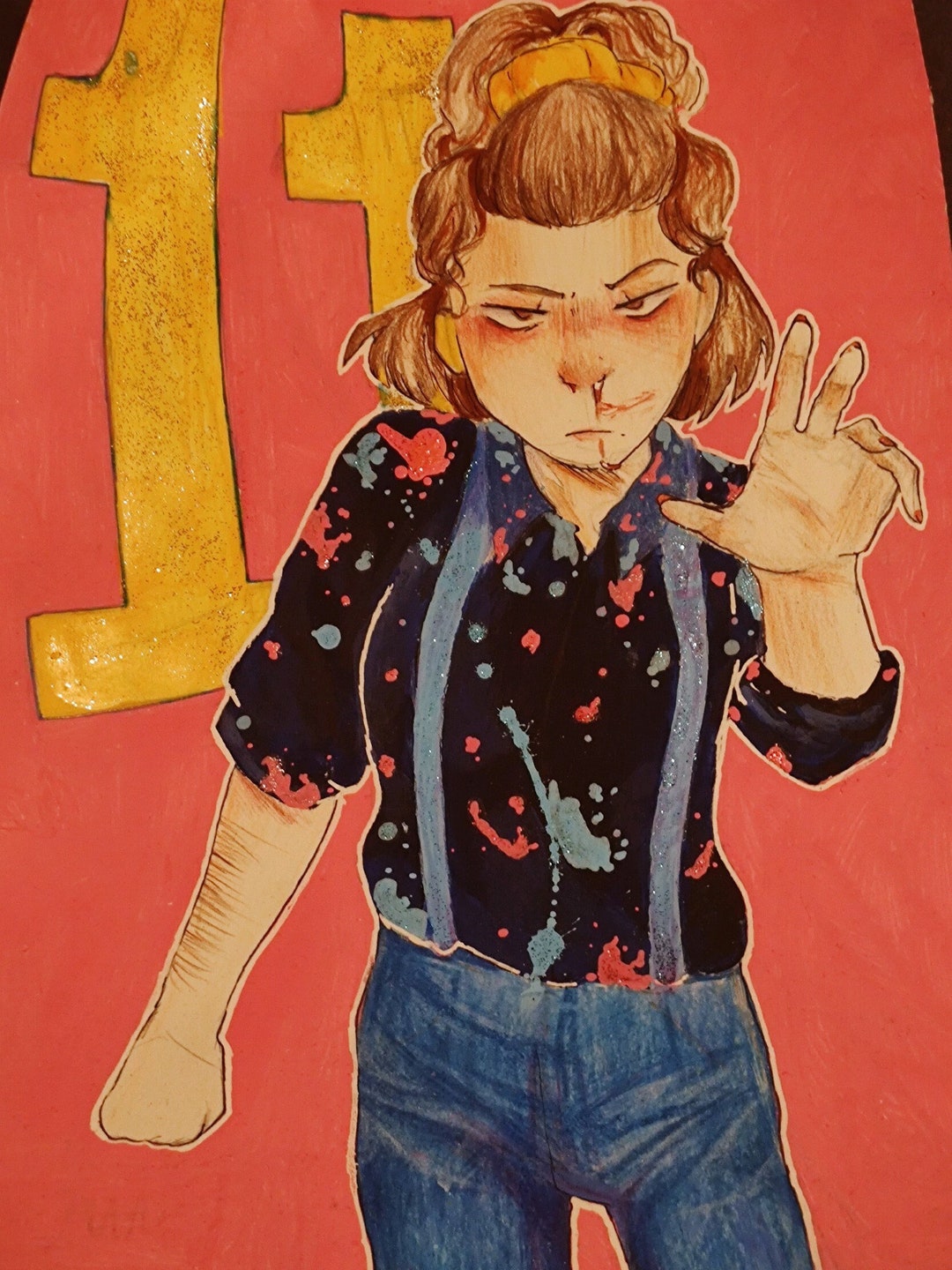 Eleven From Stranger Things Portrait - Etsy