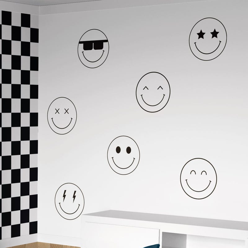 Emoji Wall Decal - Etsy