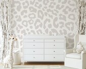 Neutral Animal Print Wallpaper. Removable Wallpaper Animal. - Etsy