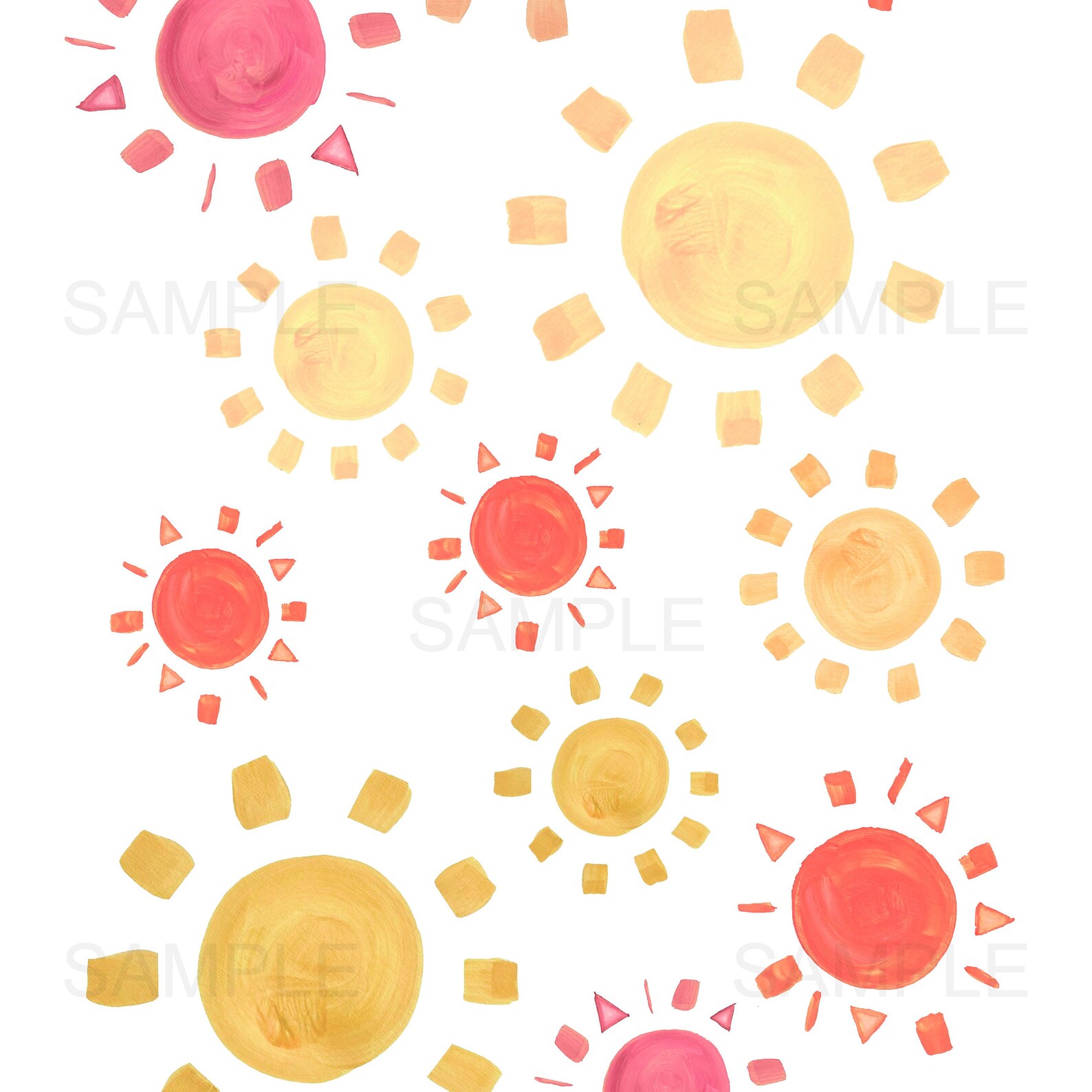 Little Sun Wall Stickers Flower Wall Sticker Decal - Etsy