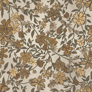 Subtle Floral Wallpaper, Peel Stick, Removable Wallpaper for All Home ...