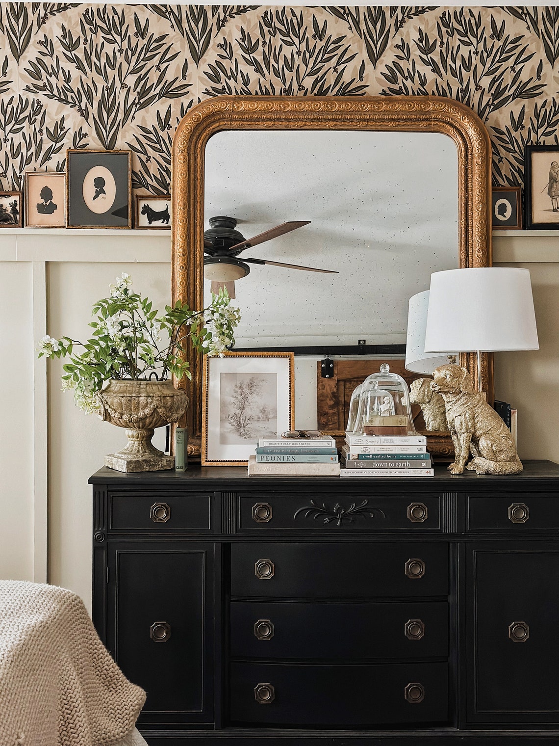 Olive Branch Wallpaper. Peel and Stick. Removable. Self-adhesive ...