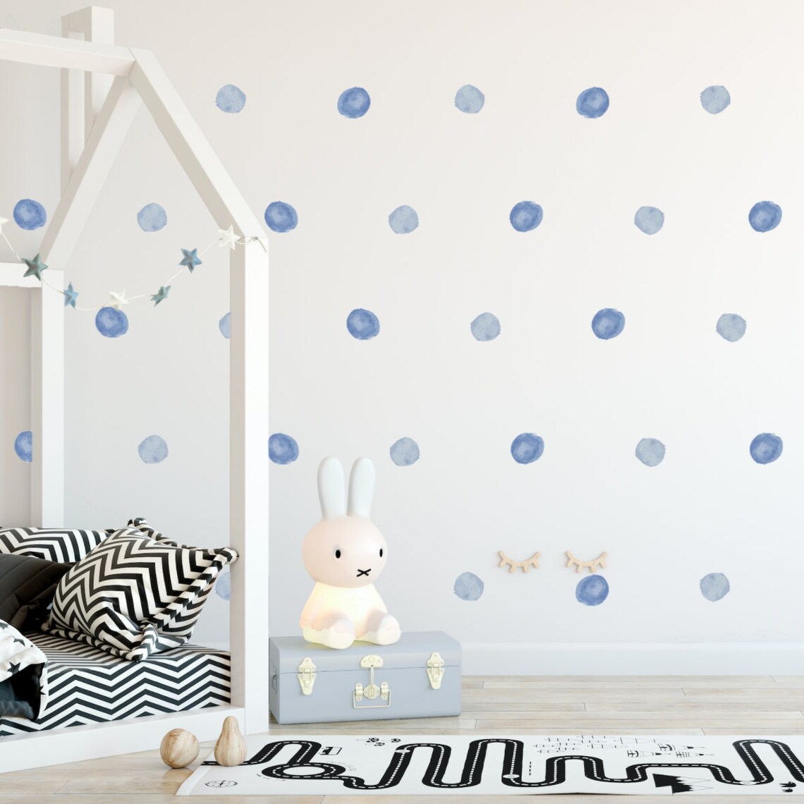 Watercolor Wall Dots Watercolour Wall Decals Polkadot - Etsy