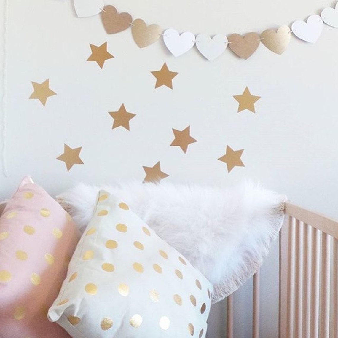 2 Star Wall Decals Vinyl Star Decals Nursery Bedroom Set | Etsy