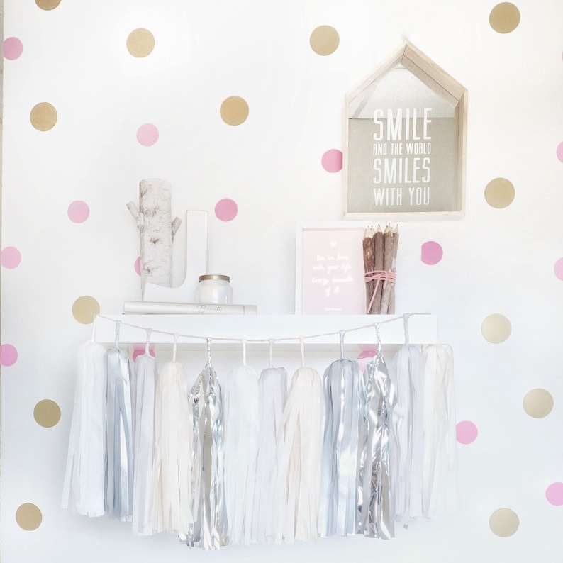 2" Vinyl Dots | Wall Decal Dots Stickers Circle Stickers Kids Wall ...