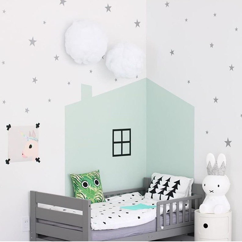 1 Mini Stars Wall Decals Star Decals Wall Decal - Etsy