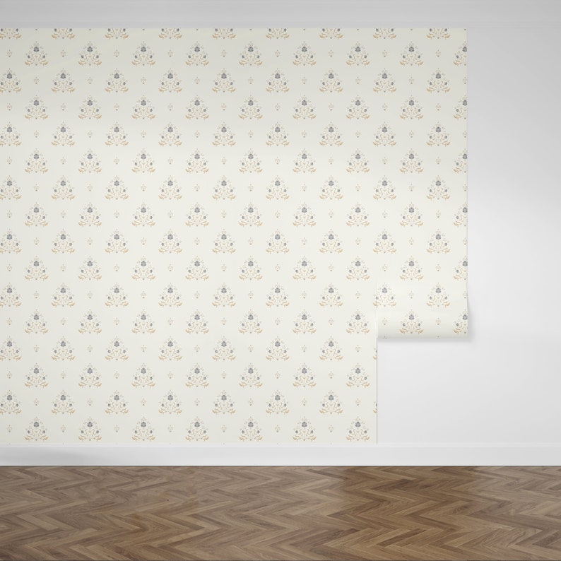 Regal Floral Wallpaper, Peel Stick, Removable Wallpaper for All Home ...