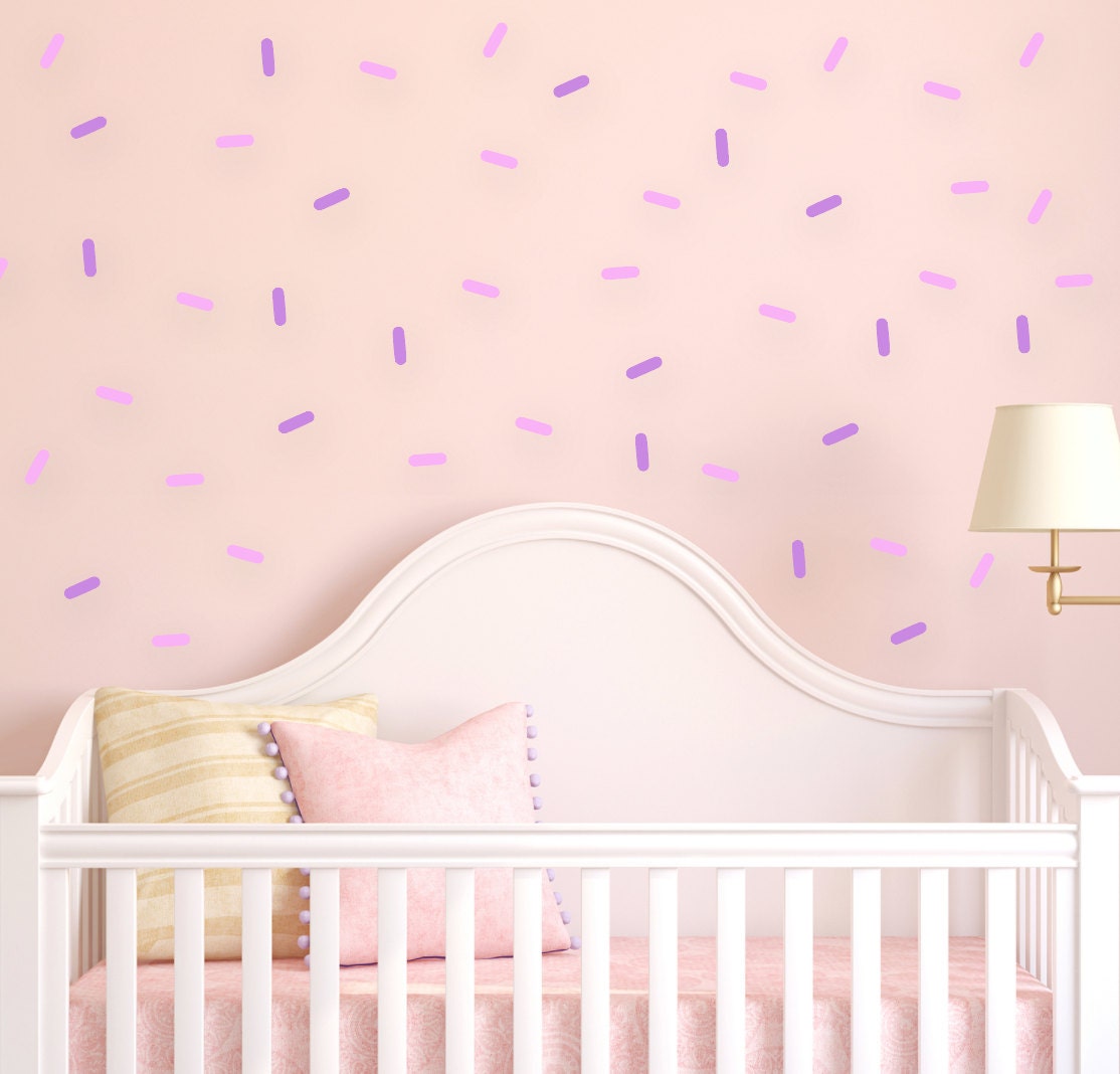 Sprinkles Wall decal sprinkle decorations kids wall | Etsy
