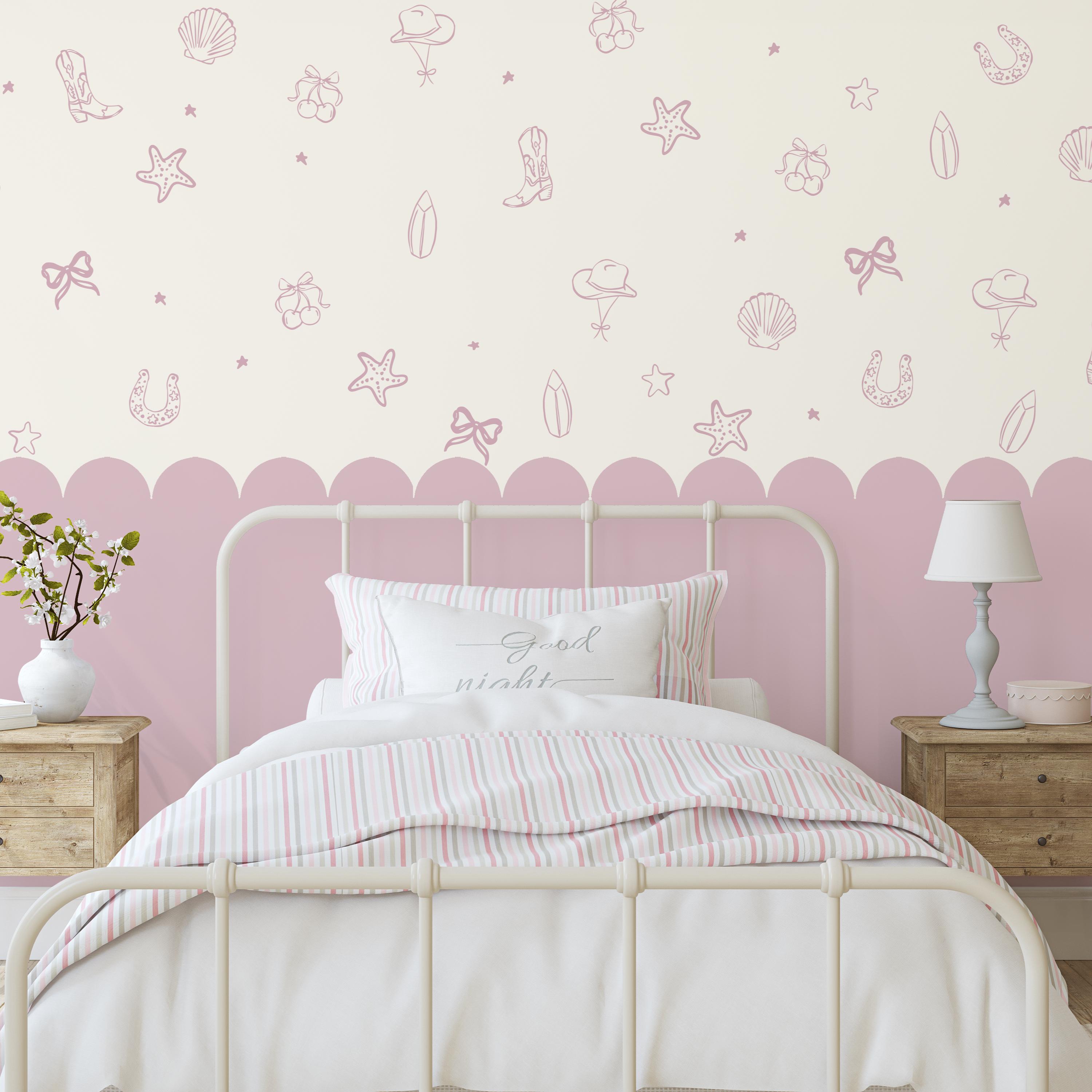 Seaside Cowgirl Wall Decals, Coastal Cowgirl Decor, Western Beach Wall ...
