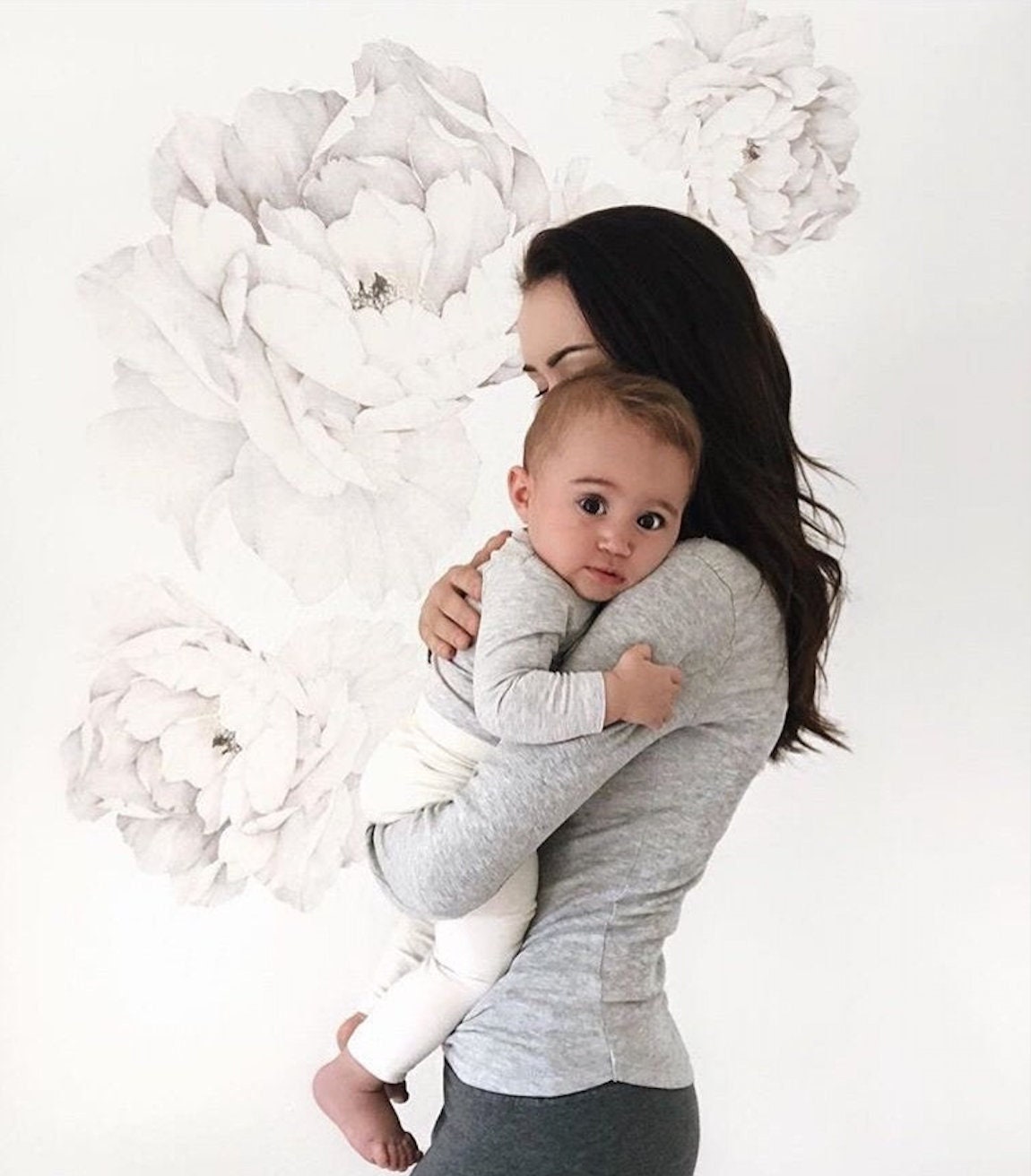 White Peony, Baby Girl Nursery Decor, Girl Nursery Flowers, Nursery ...