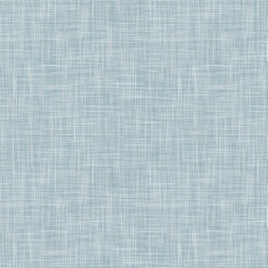 Grasscloth Look Sky Blue Wallpaper, Thick Peel and Stick Wallpaper ...