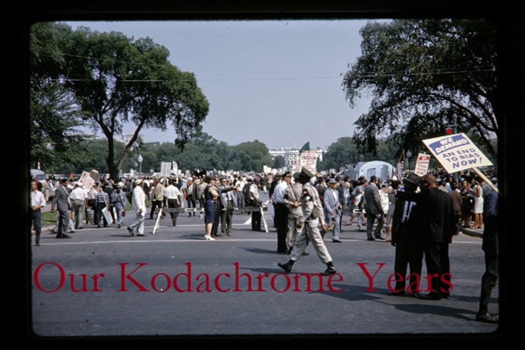 La marche de droits civiques de 1963 sur Washington, août 1963, 4000dpi ...