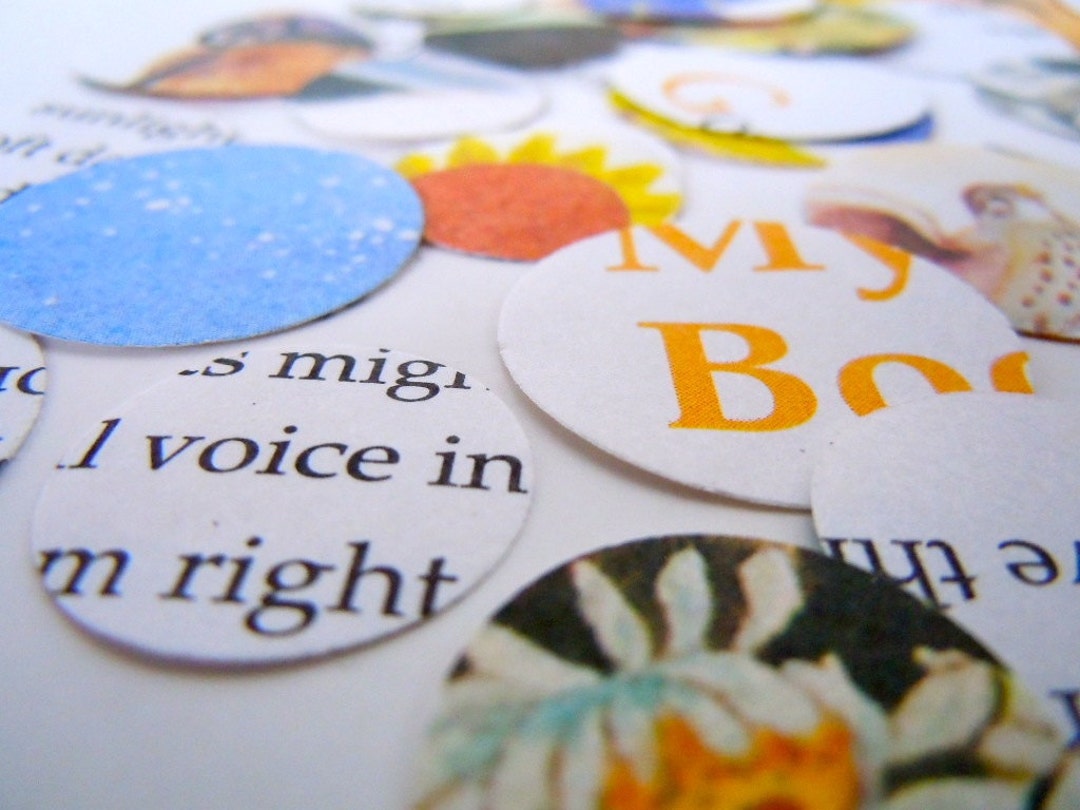 100 Piece Little Golden Book Confetti Round Confetti Table Decor ...