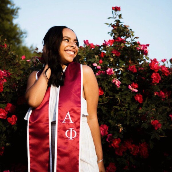 Graduation Stoles Alpha Phi Alpha - Etsy