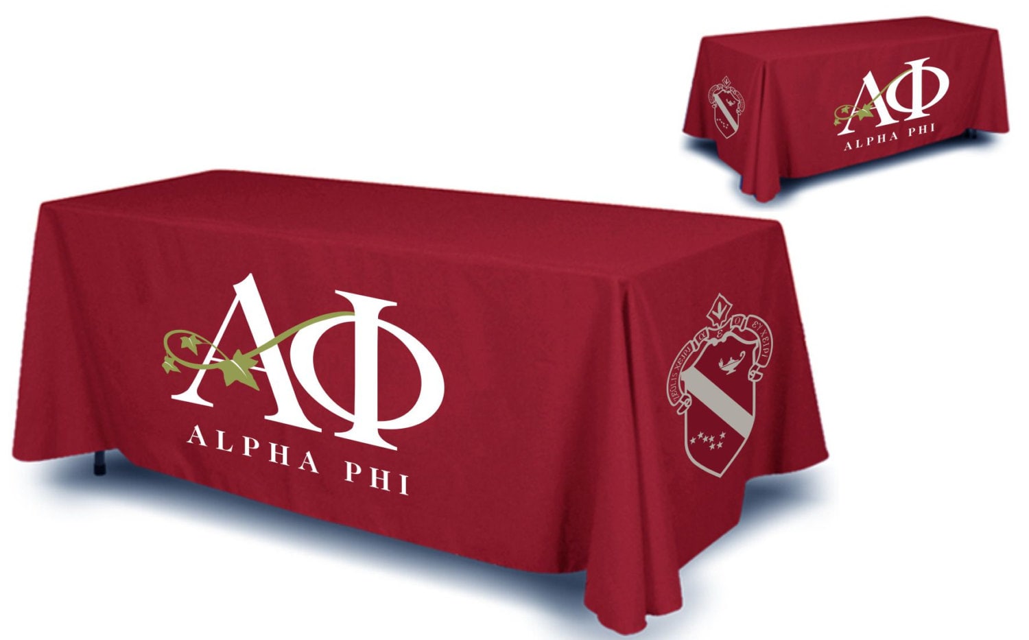 Full-custom Table Cover 3 Sided 6ft (open Back) - Etsy