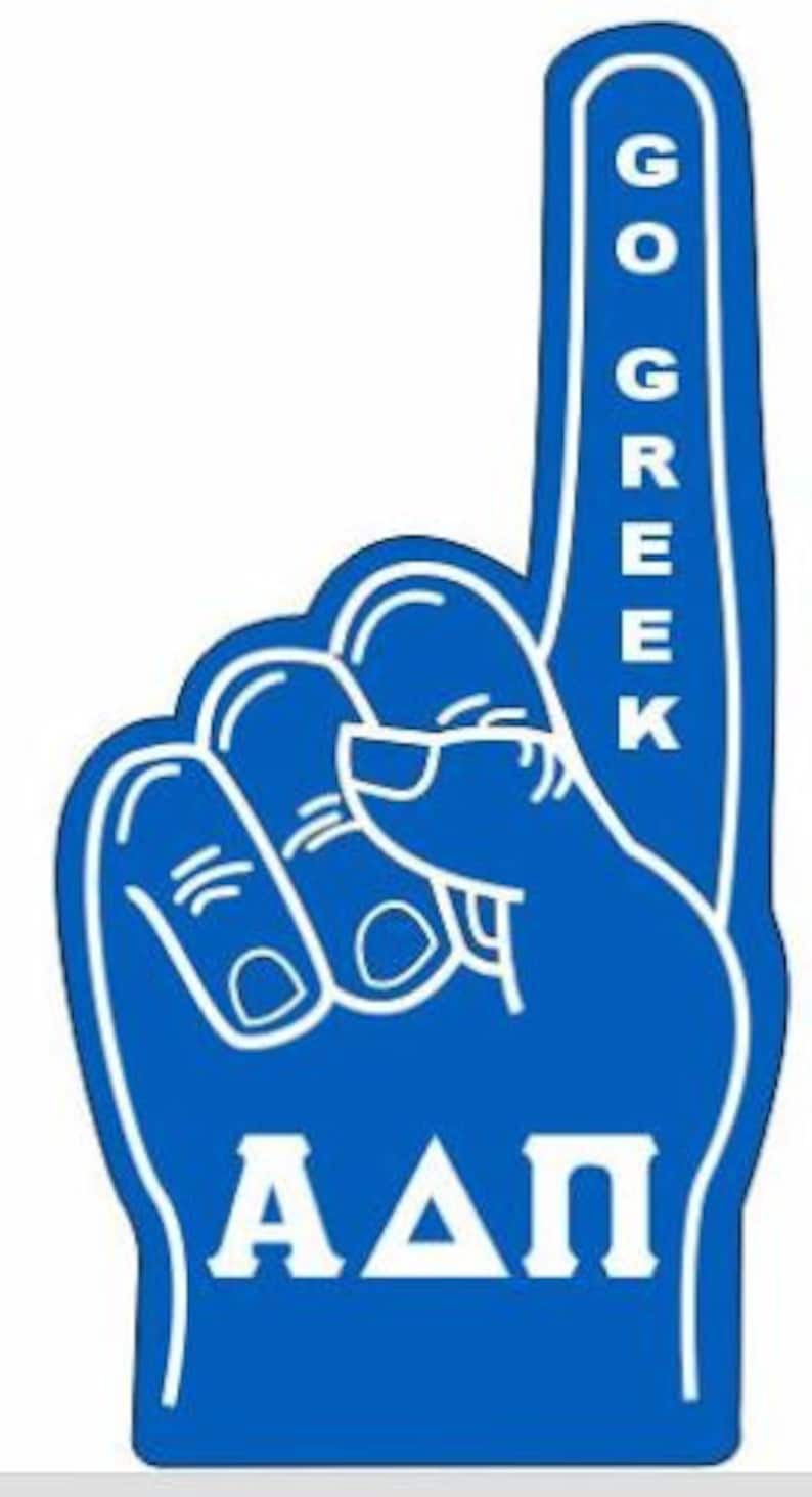 Alpha Delta Pi Foam Finger sets of 100 - Etsy