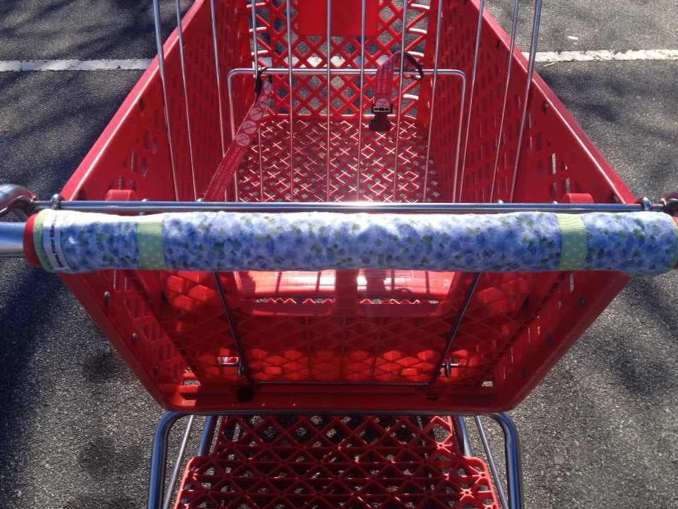 Blue Floral Shopping Cart Handle Cover ONLY 1 LEFT - Etsy
