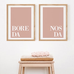 Bore Da Nos Da Welsh Prints Welsh Gifts Welsh Decor Nos Da Cariad Home ...