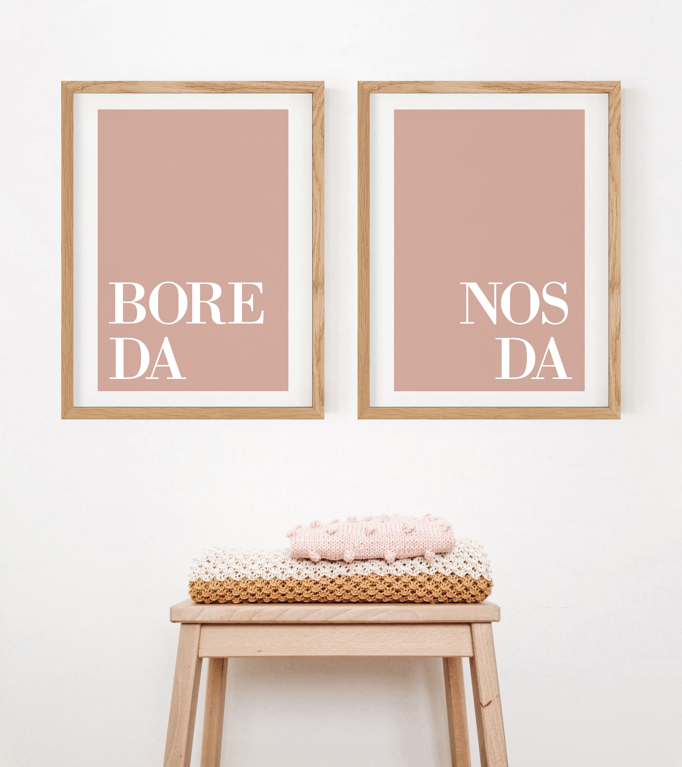 Bore Da Nos Da Welsh Prints Welsh Gifts Welsh Decor - Etsy UK